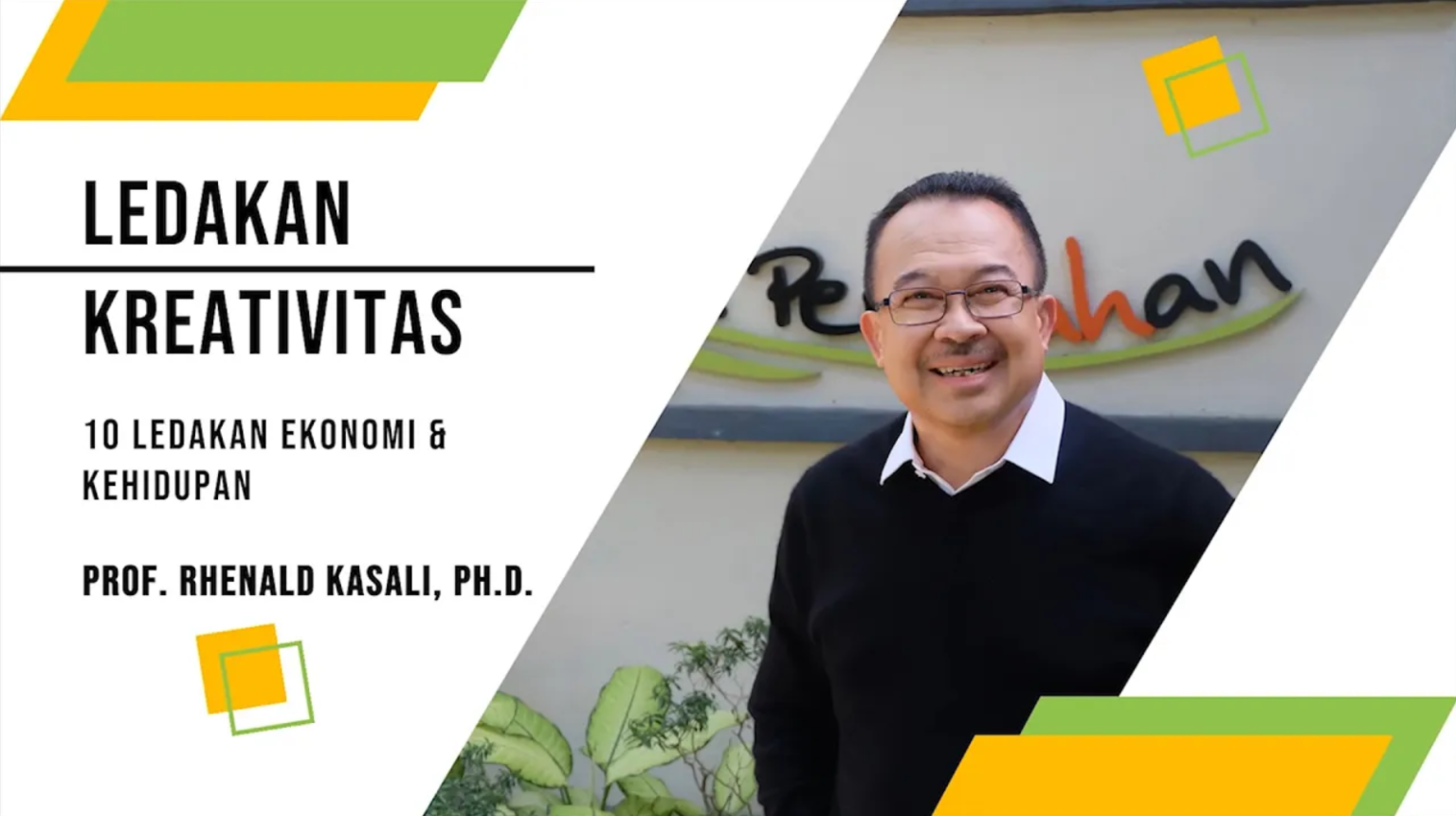 Livelihood Crisis - Rhenald Kasali